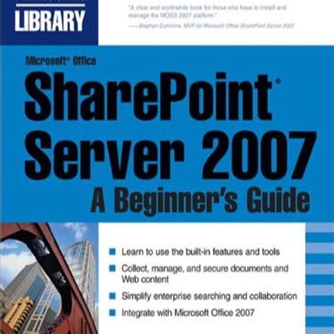 Stream Read Microsoft® Office Sharepoint® Server 2007 A Beginners