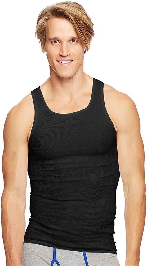 Brandclub Hanes Mens Ultimate Tagless Tank 4 Pack