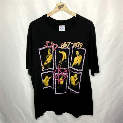 Band Tees × Vintage 1995 Rip Sid Vicious Sex Pistols Anarchy Logo Punk
