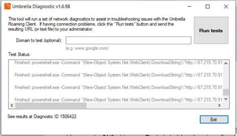 Umbrella Roaming Client Rcisco