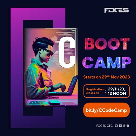 Foces Cec On Linkedin Focescec Cprogramming Bootcamp Cec