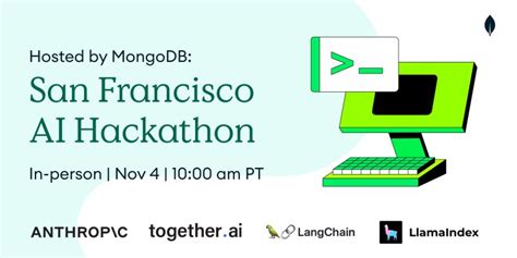 Sf Ai Hackathon Hosted By Mongodb Anthropic Langchain Llamaindex