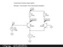 Public Circuits Tagged Phase Splitter CircuitLab
