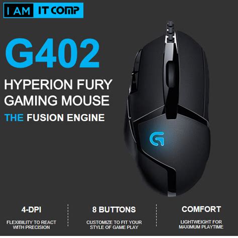 Logitech G402 Hyperion Fury Ultra Fast Fps Gaming Mouse Daraz Lk