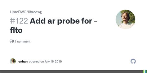 Add Ar Probe For Flto Issue 122 LibreDWG Libredwg GitHub