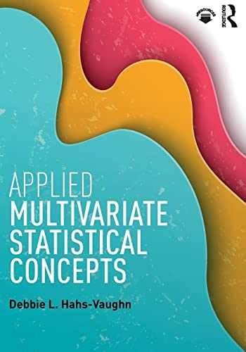 Applied Multivariate Statistical Concepts BooksRun