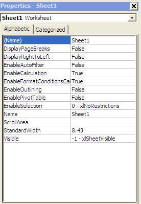 Section Programming In Excel Macros