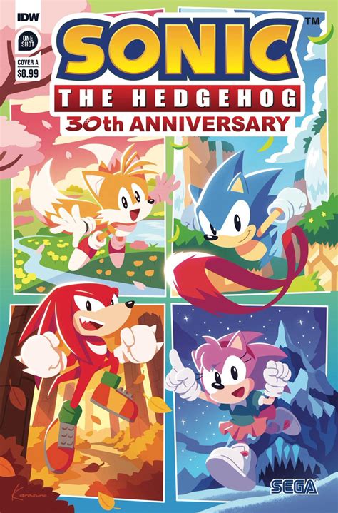 Sonic Idw Comics Cover A Of The Sonic 30th Anniversary One Shot