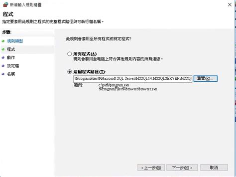 viogin sql server 遠端連線設定