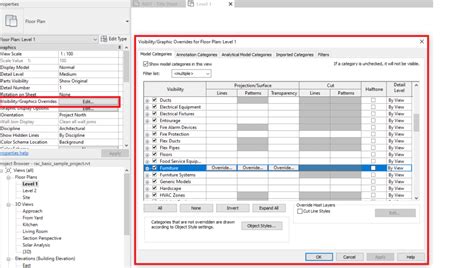 Visibility Graphics In Revit