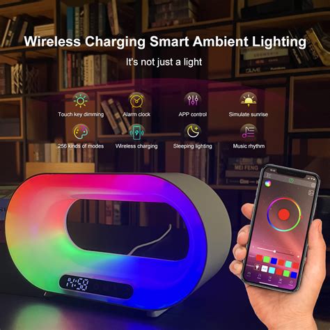 Multi Function 3 In 1 Led Night Light App Control Rgb Atmosphere Desk