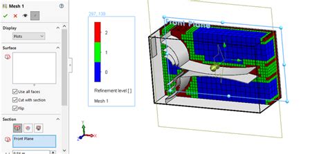 How To Section Cut A Mesh Results Plot In SOLIDWORKS Flow Simulation Simulation GoEngineer
