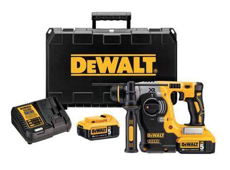 Dewalt 20v Max Xr Cordless Brushless 1 1 8 In Sds Plus L Shape Rotary Hammer 2 20v 6 0ah