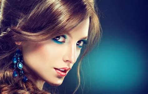 Wallpaper sexy model face makeup for mobile and desktop section девушки resolution