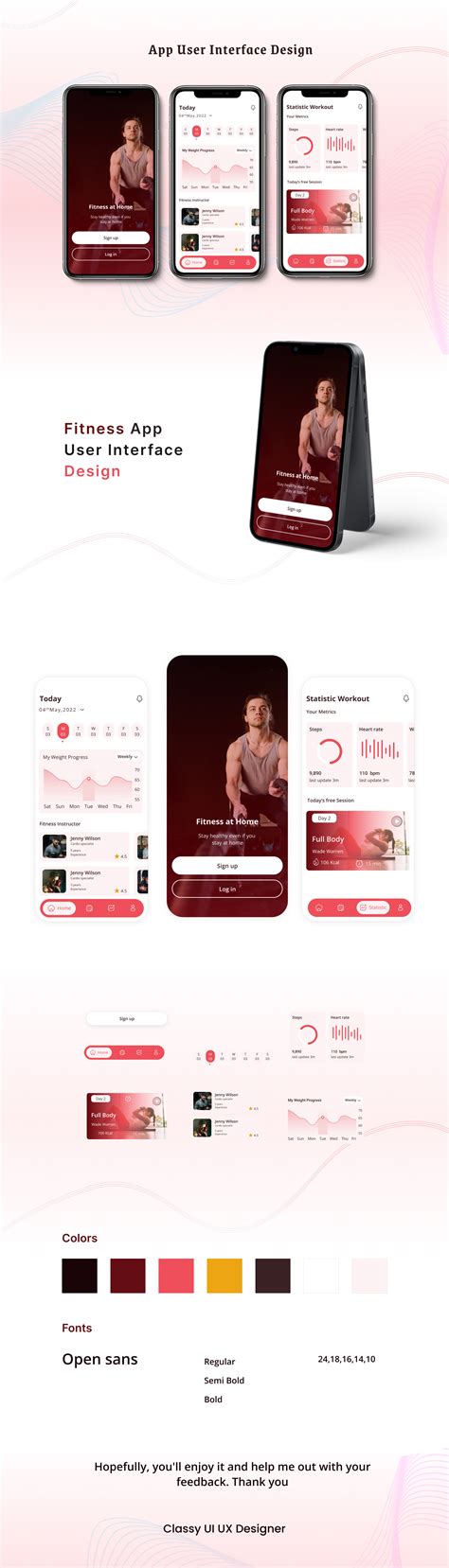 Fitness App UI Design On Behance Fitness App UI Design On Behance