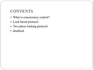 Concurrency Control PPT