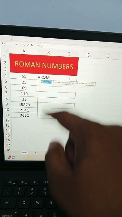 excel function roman function excel classes youtube