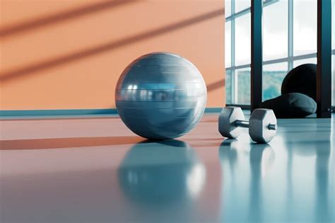 3d оборудование для тренажерного зала Ai сгенерированное изображение