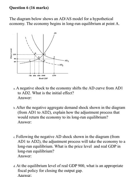 Solved Question 6 16 Marks The Diagram Below Shows An Adas Model For A 1 Answer
