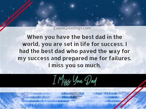 25 I Miss You Dad Quotes And Messages With Images Events Greetings
