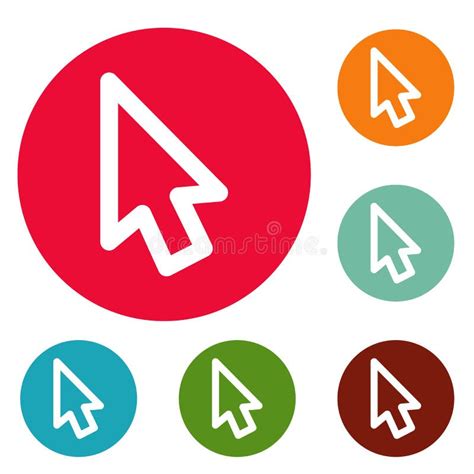 Cursor Retro Element Icon Simple Black Style Stock Vector