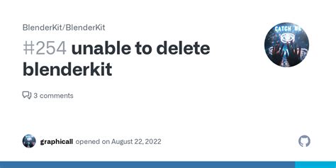 unable to delete blenderkit · issue 254 · blenderkit blenderkit · github