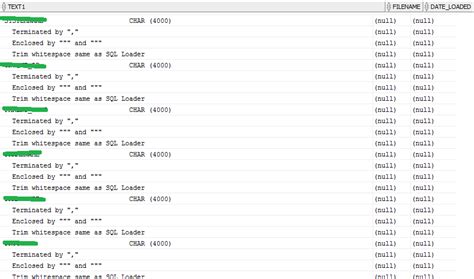 Get External Tables Log File And Bad File Contents In Other External Tables Oracle Forums