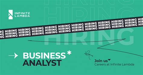 Business Analyst Careers At Infinite Lambda