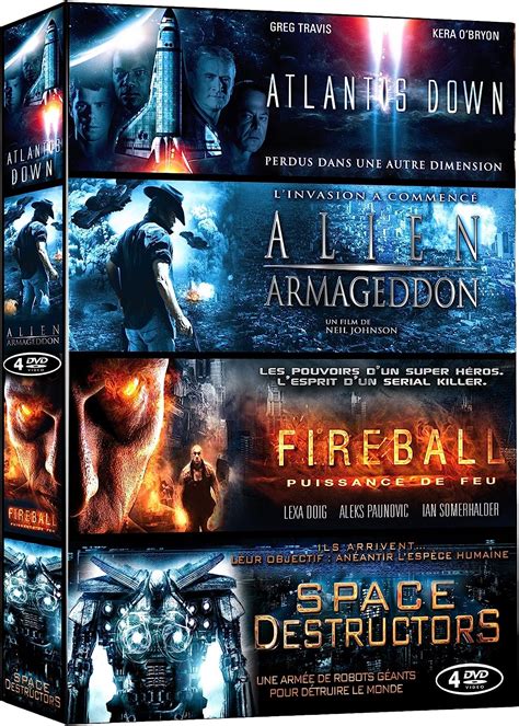Coffret Science Fiction 4 Films Rooker Michael Mcewan Katharine Lee Somerhalder Ian