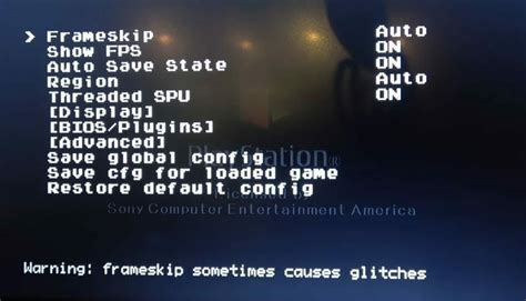 Users Can Change PlayStation Classic Emulator Settings Using Keyboard Multiple Saves NSTC 60