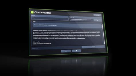 NVIDIA S Chat With RTX Is An AI Chatbot That Runs Offline On Your