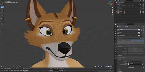 Zoe Anthro Fox 3d Model By Cm Studios