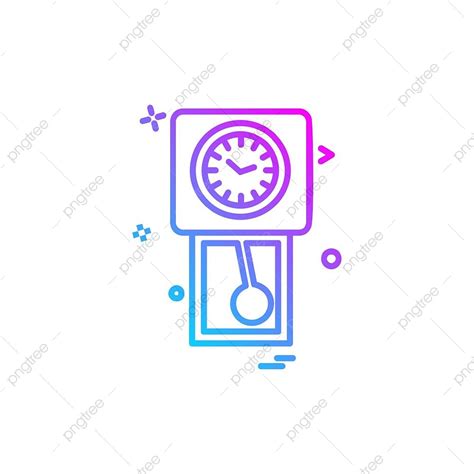 Clock Design Vector Art PNG Clock Icon Design Vector Equipment Round Button PNG Image For