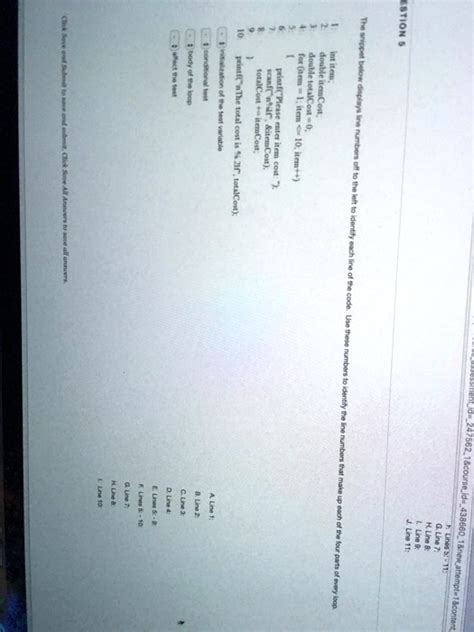 video solution 10 questions affect the test body of the loop