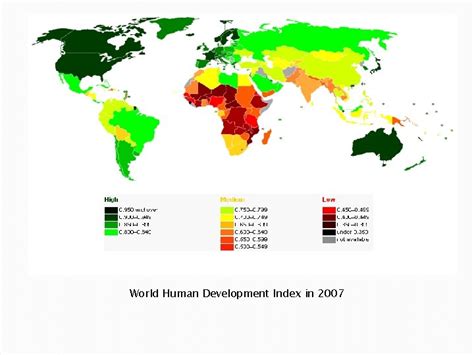 Development Geography Development Indicators Development Indicators Standard Units
