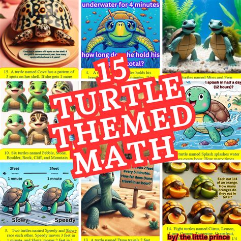 Math Activities 15 Turtle Themed Math Fun And Engaging Made By Teachers