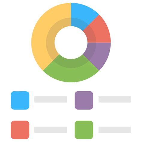 Donut Chart Generic Flat Icon