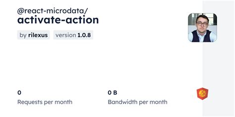 React Microdata Activate Action Cdn By Jsdelivr A Cdn For Npm And Github