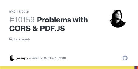 Problems With CORS PDF JS Issue Mozilla Pdf Js GitHub