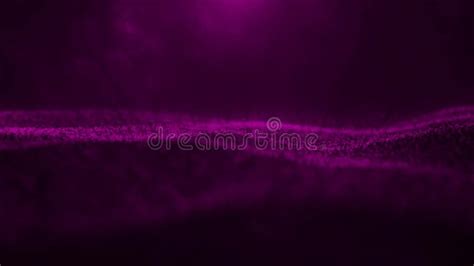 Abstract Digital Particle Wave And Light Abstract Background Animation Cyber Or Technology