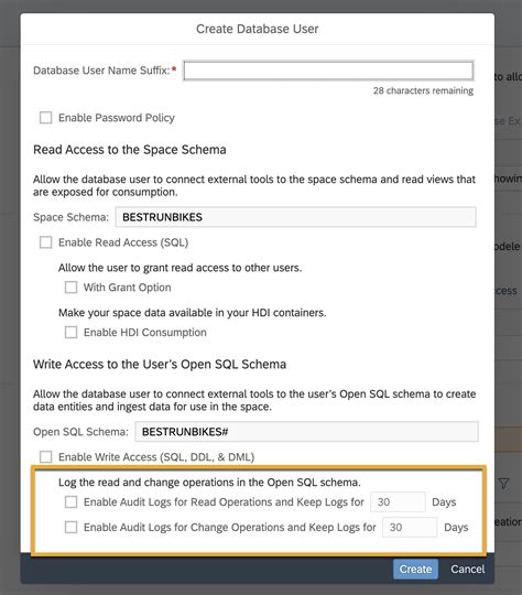 set up and review audit logs in sap datasphere sap tutorials
