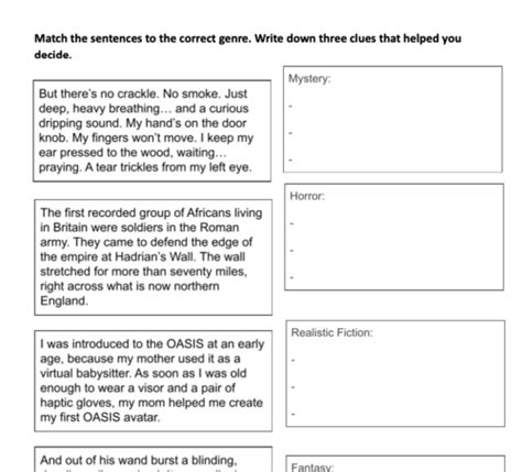 Ks3 Reading For Pleasure Resource And Genre Workbooks Teaching Resources