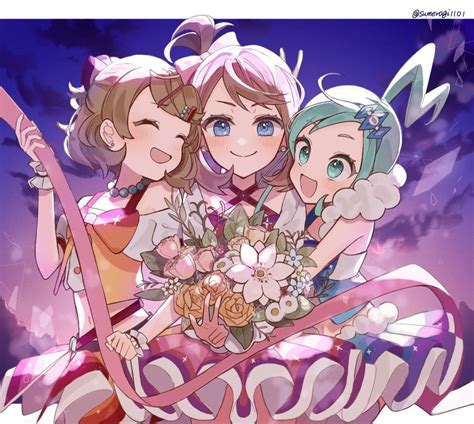 May Serena And Lisia Pokemon And 2 More Drawn By Sumeragi1101