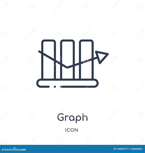 Linear Graph Icon From Business And Analytics Outline Collection Thin Line Graph Vector