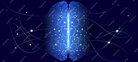 Premium Vector Human Brain Analysis Big Data Visualization