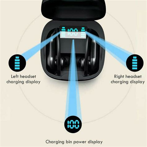 Buy Bluetooth 5 0 Headset TWS Wireless Earbuds Earphones Stereo Ear Hook Headphones Online At