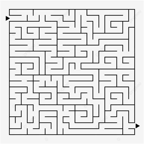 추상 광장 고립된 미로 찾다 성공 어린이 Png 일러스트 및 벡터 에 대한 무료 다운로드 Pngtree