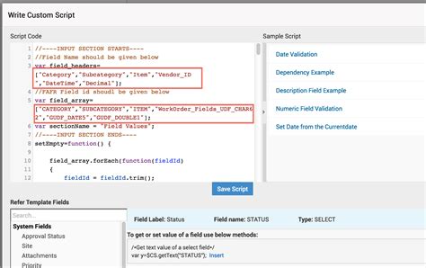 Populate Field Values In An Editable Table And Copy It To The Request Description