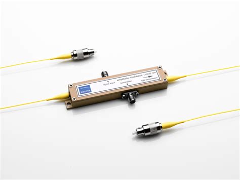 Fiber Coupled Integrated Electro Optical Modulators Jenoptik