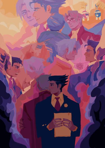 Here Are The Full Ace Attorney Pieces I Got To Dra Tumbex